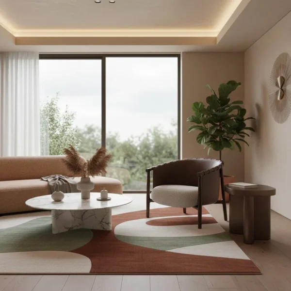 Buy Curved Design Comfort Lounge Chair | Mi-Silla